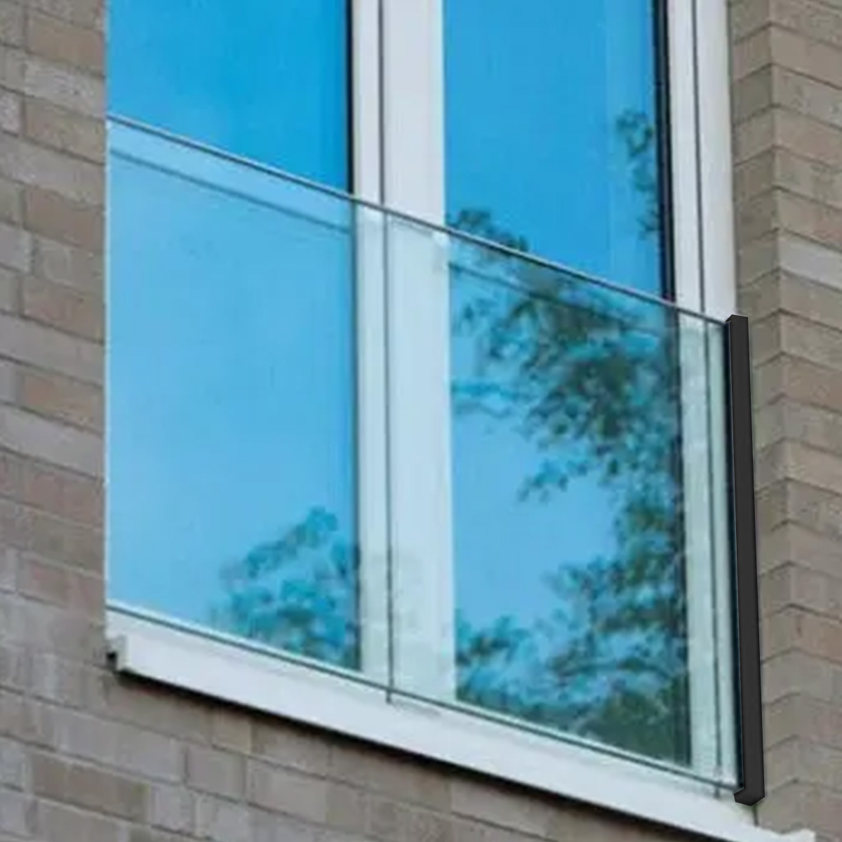 Juliet Balcony & Side Mount System (White, Grey OR Black) | The Glass Warehouse