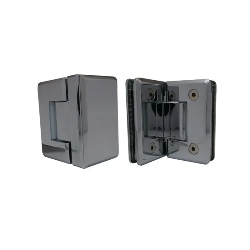 Polished Chrome Adjustable Glass to Wall Hinge | The Glass Warehouse