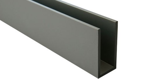 2500mm Tall Aluminium Channels | The Glass Warehouse | Shop Online