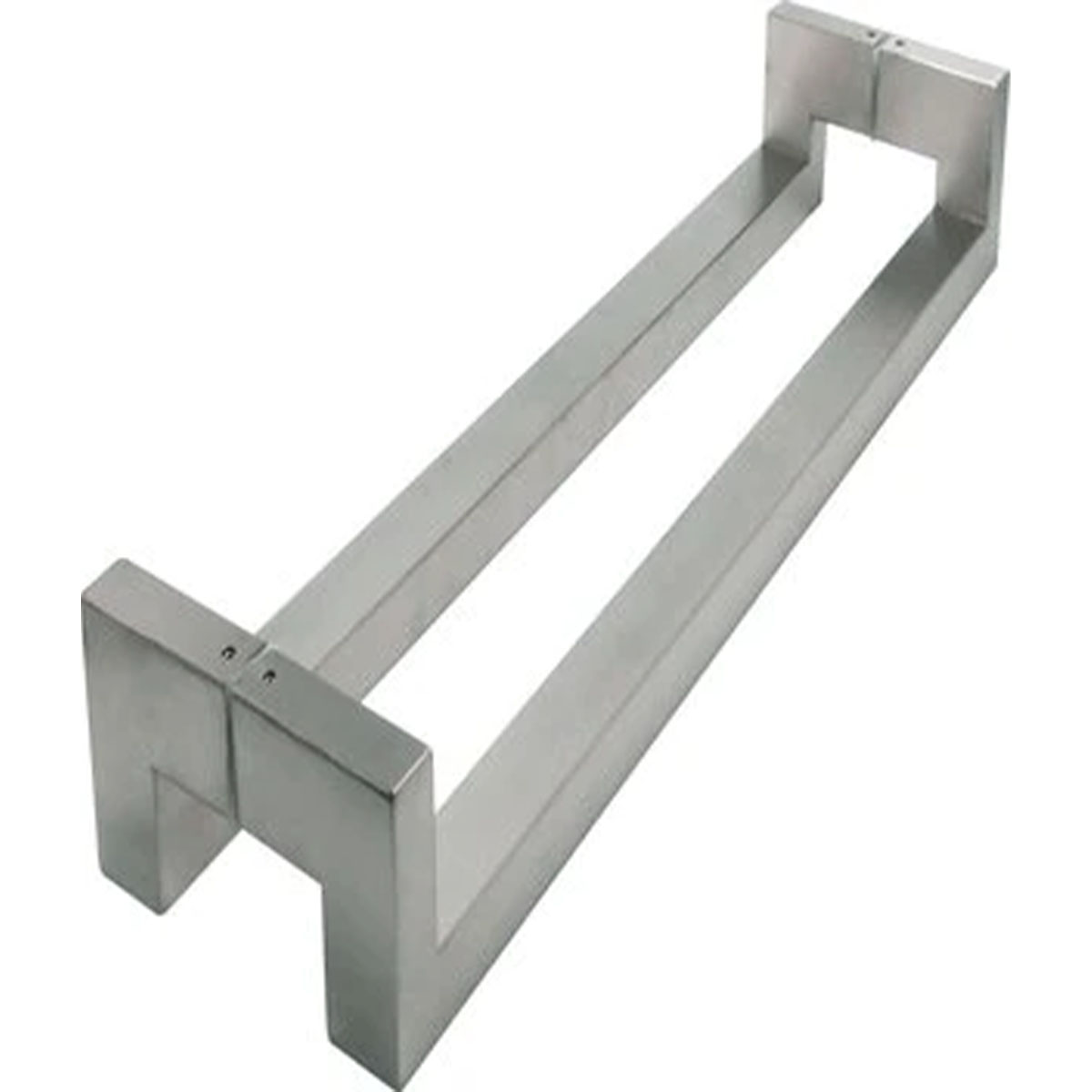 Stainless Steel Cranked Pull Handle (600mm Centres) | The Glass Warehouse