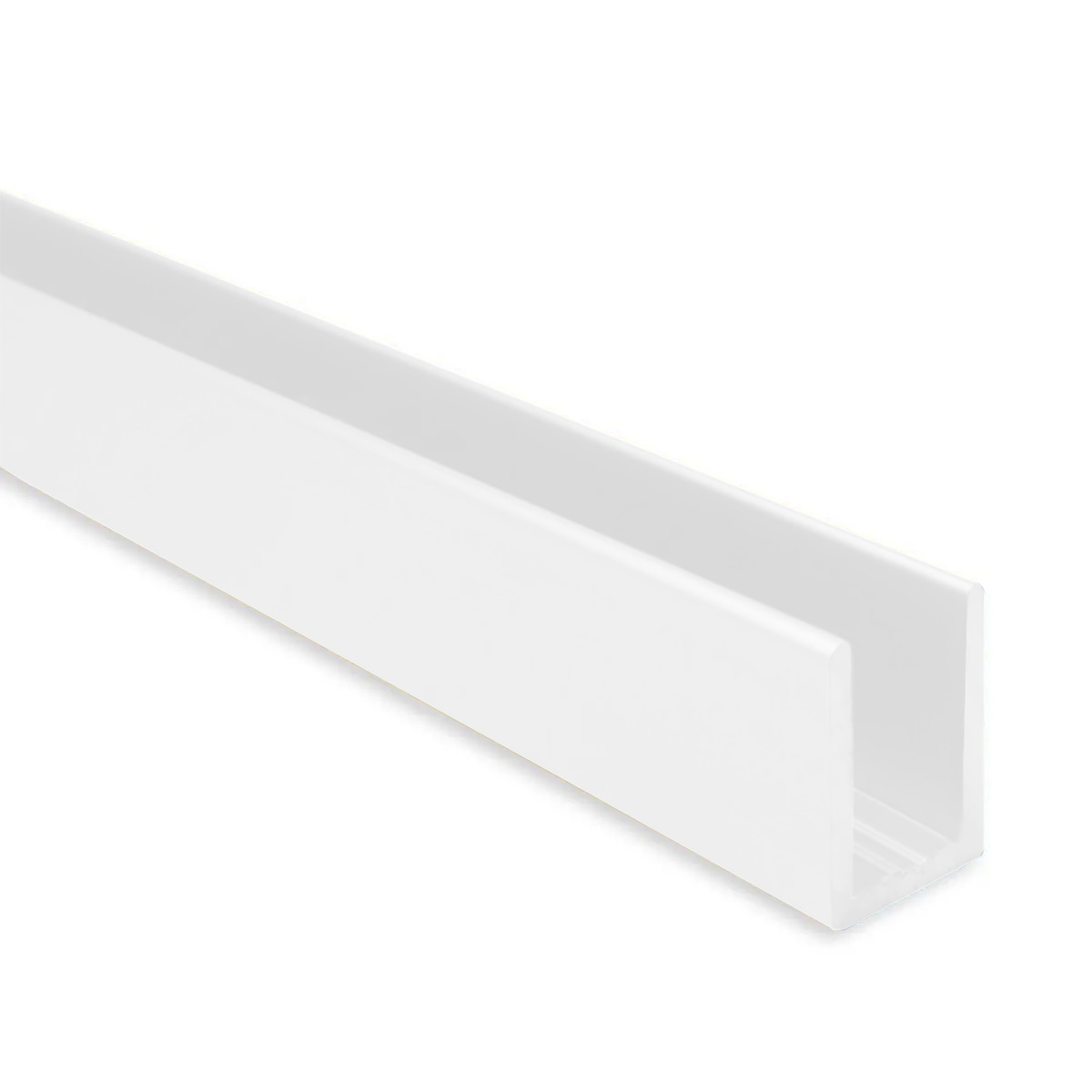 2,400mm White Glazing Channels